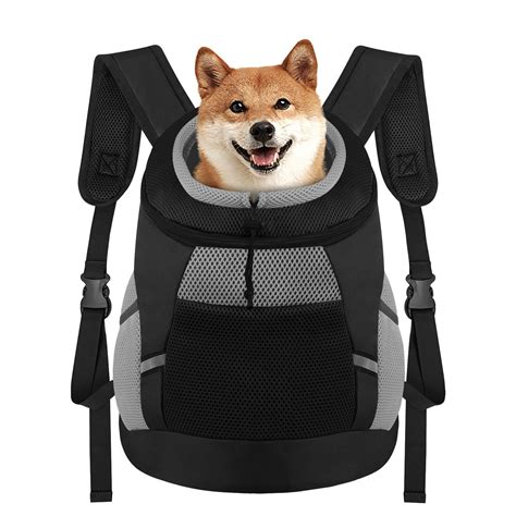 Dog Carrier Backpack Dog Carriers For Small Dogs Breathable Head Out Design With Reflective Safe