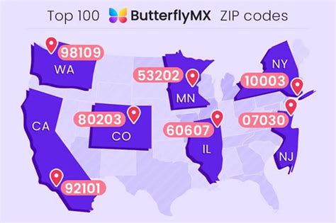 Us Zip Code Map Zip Code Maps Business Chronos