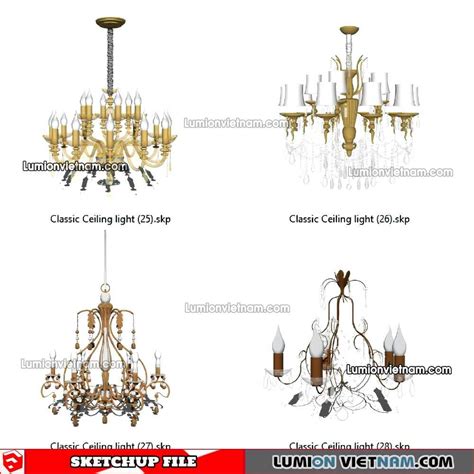 230705 Ceiling Light Sketchup 3d Models