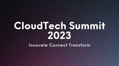 Cloudtech Summit