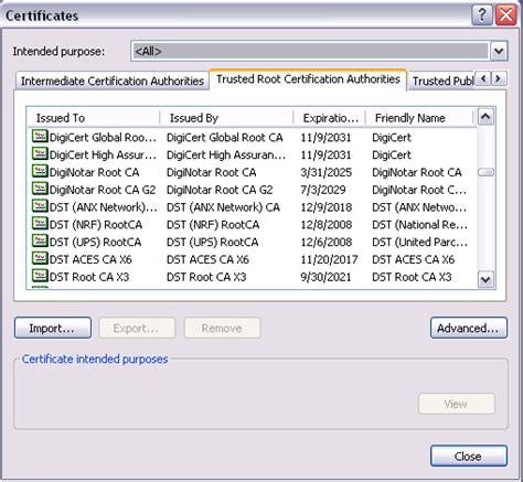 Windows 7 Certificate Manager Snap In Without Access To Mmc Super User