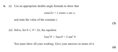 A Level Edexcel Maths Pure Graphs Of Functions 6 I Use An
