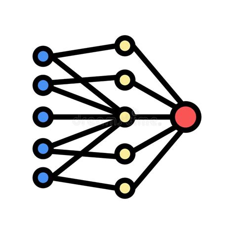 单层神经网络彩色图标矢量图 向量例证 插画 包括有 线性 滤清 远期 检测 背包 创新 设计 209924013