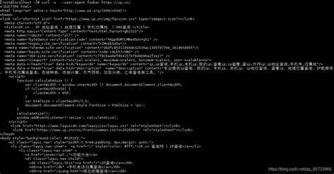 命令行界面查看网页cmd获取网页内容 Csdn博客