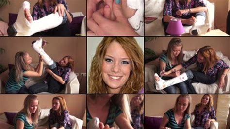 Britney Term Slwc With Toe Spica Cast Art And Deep Foot Massage After Work In Hd 1920 X 1080