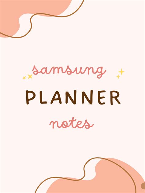 Samsung Notes Planner Templates Free Download Printable Calendars At