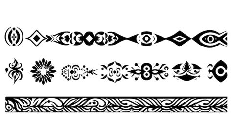 Simple Pattern Decorative Border Design Premium Ai Generated Vector