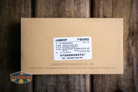 Lumintop Apollo Flashlight Review Zeroair Reviews