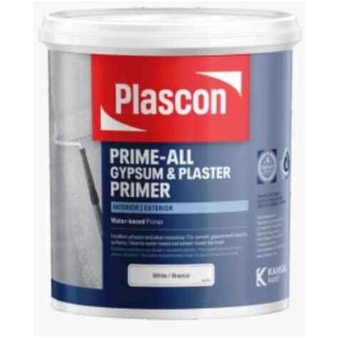 Plascon Prime All Plaster Primer White 5l Agrimark