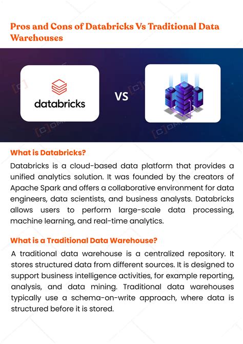 Exploring The Pros And Cons Databrick Vs Traditional Data Warehouses Pdf