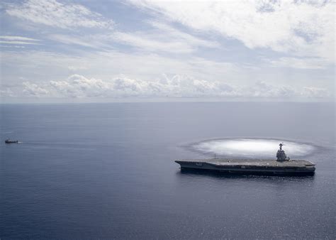 Uss Gerald R Ford Cvn 78 Completes First Full Ship Shock Trial Event