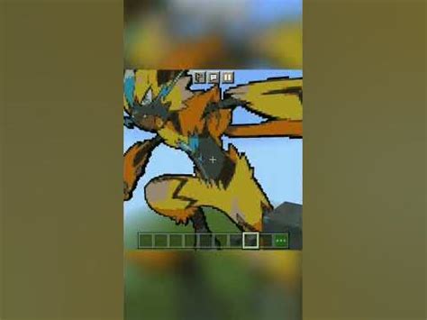 Minecraft Zeraora 😄😄 Pixel Art 😱😱 Wait For Endshorts Youtube