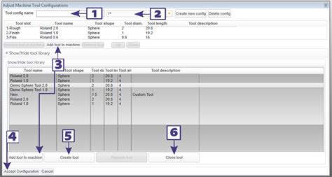 ExoCAM Tool Configuration Exocad