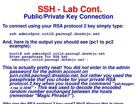 Ppt Ssh Lab Powerpoint Presentation Free Download Id6665730