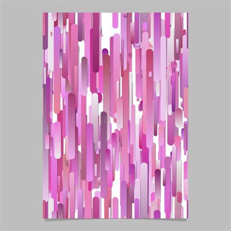 Pink Modern Abstract Gradient Vertical Rounded Stripe Pattern Brochure