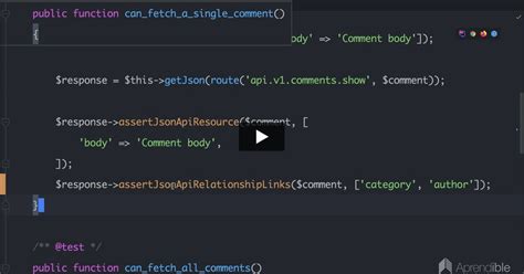 lección 83 comment relationship links desarrollo de una api con