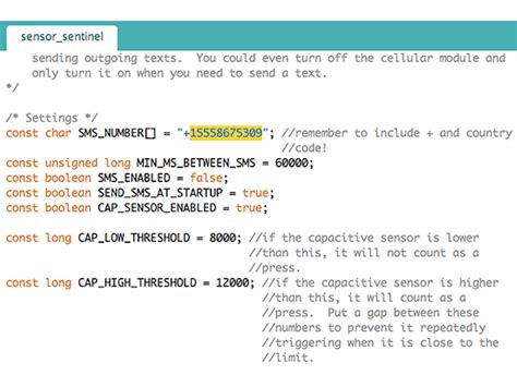 Cellular Sensor Sentinel Make