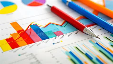 Data Analytics Business Graphs And Charts Stock Illustration Illustration Of Market Stats