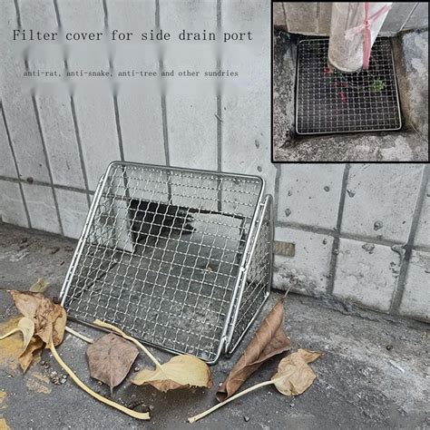 ฝาครอบตัวกรองท่อระบายน้ํา สเตนเลส กันหนู กันการปิดกั้น สําหรับพื้นระเบียง Shopee Thailand