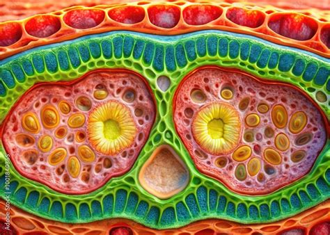 Serosa Layer Of Tissue In Human Anatomy Detailed Cross Section View