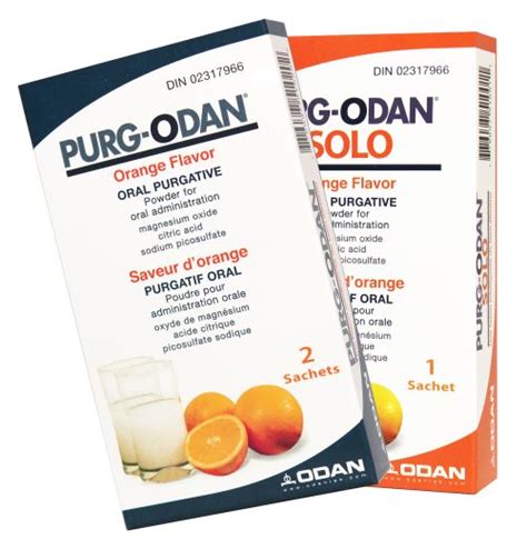 Purg Odan® And Purg Odan® Solo Odan Laboratories Ltd