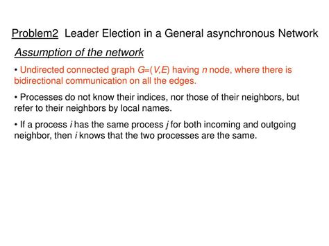Ppt Lecture 8 Asynchronous Network Algorithms Powerpoint