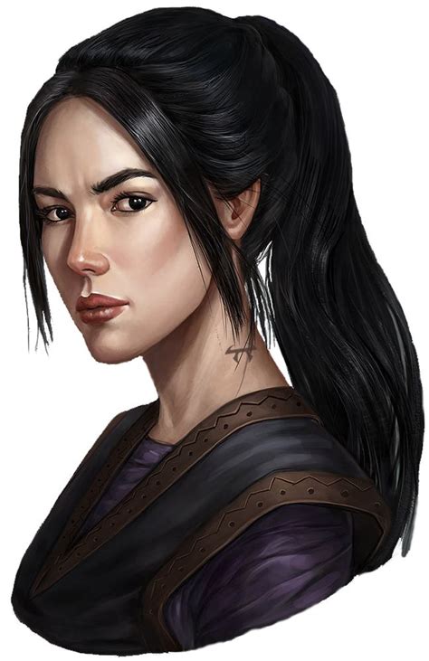Female Ranger Pathfinder Pfrpg Dnd D D D20 Fantasy Dark Fa Bay Section