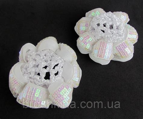 Купити Щільна сіточка на гульку для пучка з паєтками біла 12 шт уп ціна 31 ₴ Prom Ua Id