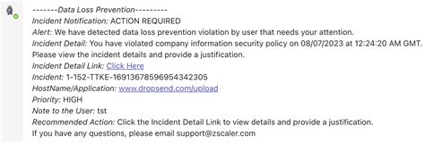 Responding To An End User Notification Zscaler