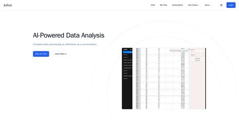 Julius Ai Tool For Data Analysis