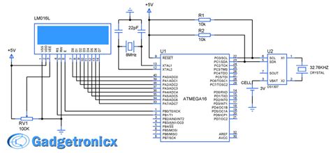 Simple Circuit Diagram Of Digital Clock Using Logic Gates