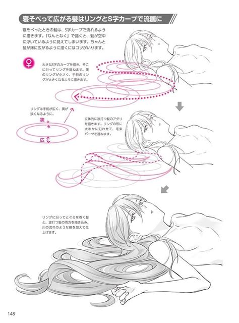 Basic tutorialおしゃれまとめの人気アイデアPinterestKieuKawaii 描画チュートリアル 髪のスケッチ ヘアスタイルのスケッチ