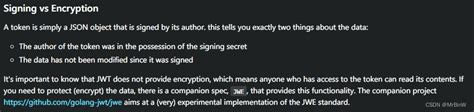 基于golang Jwt实现简易jwe，加密关键数据golang Jwt V5 Csdn博客