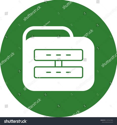 Vector Server Folder Icon Stock Vector Royalty Free 1327647302 Shutterstock