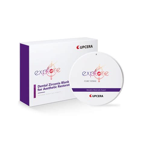 Upcera Explore Functional Zirconia Multi Layer Discs Dental Milling — Proto3000 Online Store