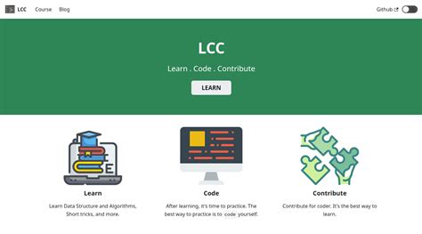 Github Trayimurti Lcc Coding Website Learn Code Contribute