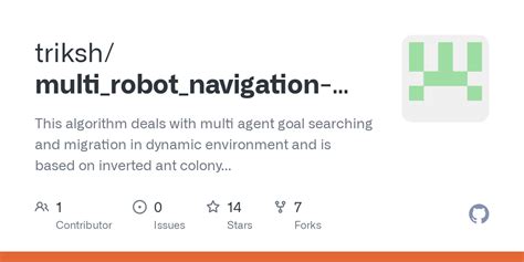 Github Trikshmultirobotnavigation Aco This Algorithm Deals With