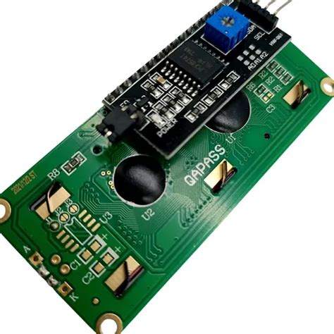 Display Lcd x Fundo Azul I c Integrado Módulo Adaptador Mebuscar