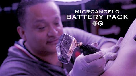 Jose Lopez Uses Microangelo Battery Pack To Tattoo Youtube