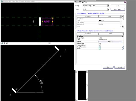 Section Label Rotation