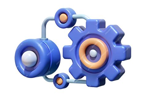 Ai Powered Automation Flow Vector Concept With Gears And Data Streams Clean Abstract Design For