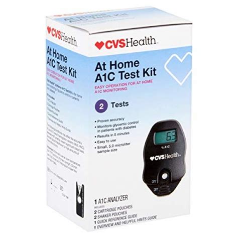 CVS A C At Home Test Kit Home Use Monitoring Of Glycemic