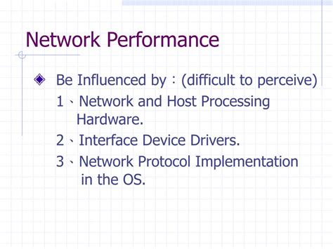 PPT TCP And UDP Performance Over A Wireless LAN PowerPoint Presentation ID