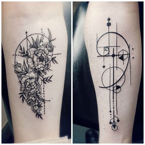 Fibonacci Sequence Flower Tattoo
