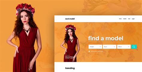 Nextar Stylish Directory Template For Model Agency By Montaukco