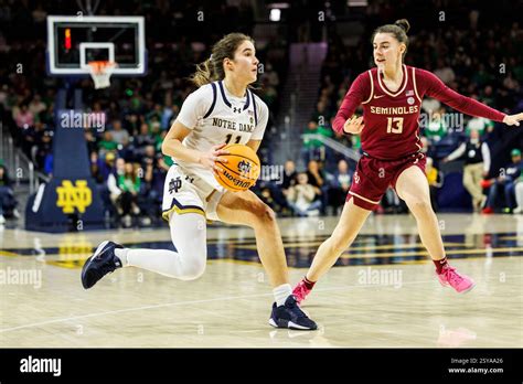 Notre Dame Guard Sonia Citron 11 Looks To Shoot As Florida State