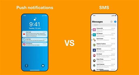 Push Notification Vs Sms Notification Whats The Difference