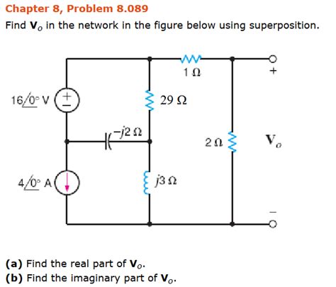 Solved Find V In The Network In The Figure Below Using Chegg