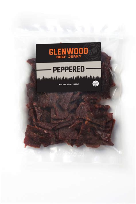 Peppered Beef Jerky Glenwood Snacks