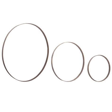 Iron Metal Rings Wall Display Set Of 3